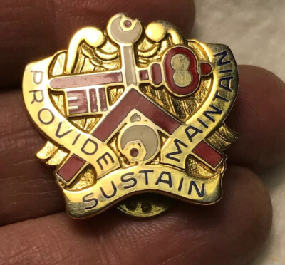 US Army 311th Sustainment Command Unit Crest Pin "Provide, Sustain ...