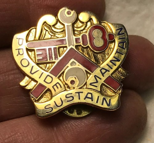US Army 311th Sustainment Command Unit Crest Pin "Provide, Sustain ...