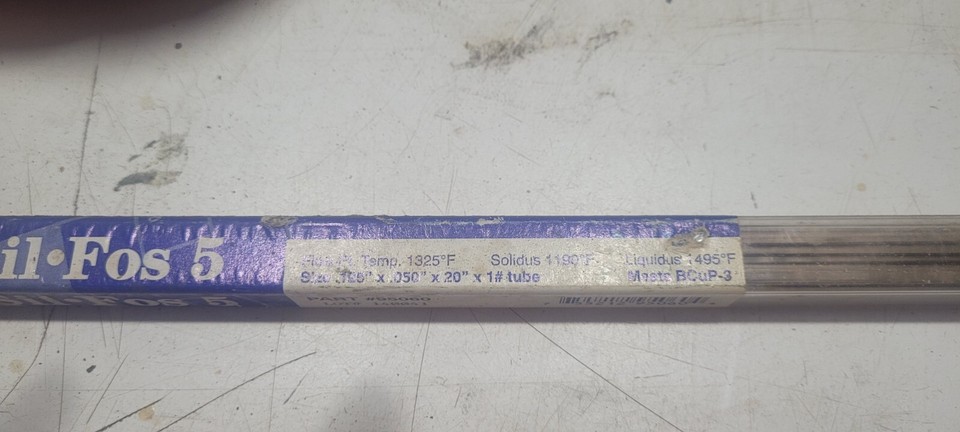 Sil . Fos 5 Brasing Rod | eBay