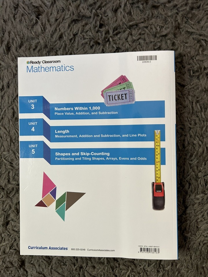 Ready Classroom Mathematics Grade 2 Vol 2 Florida Edition Workbook (NEW ...