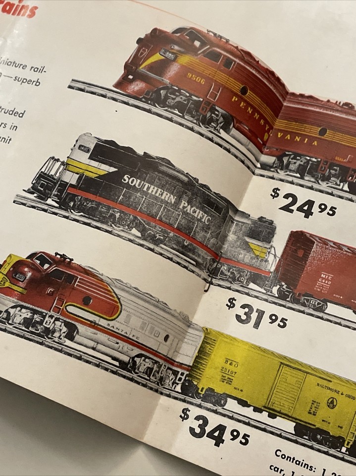 Vintage OK Engines & Parts Model Trains Catalog Brochure 1956 Herkimer ...