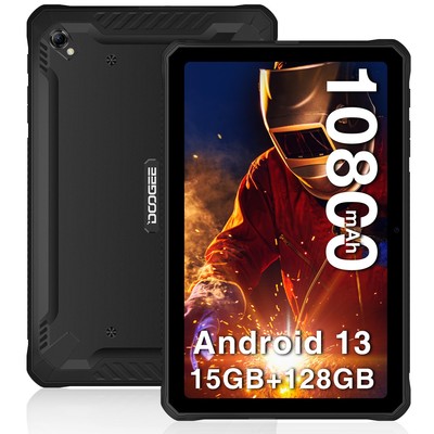 DOOGEE R10 Rugged Tablet, 2K Display Android 13 Tablet 10800mAh 8GB ...