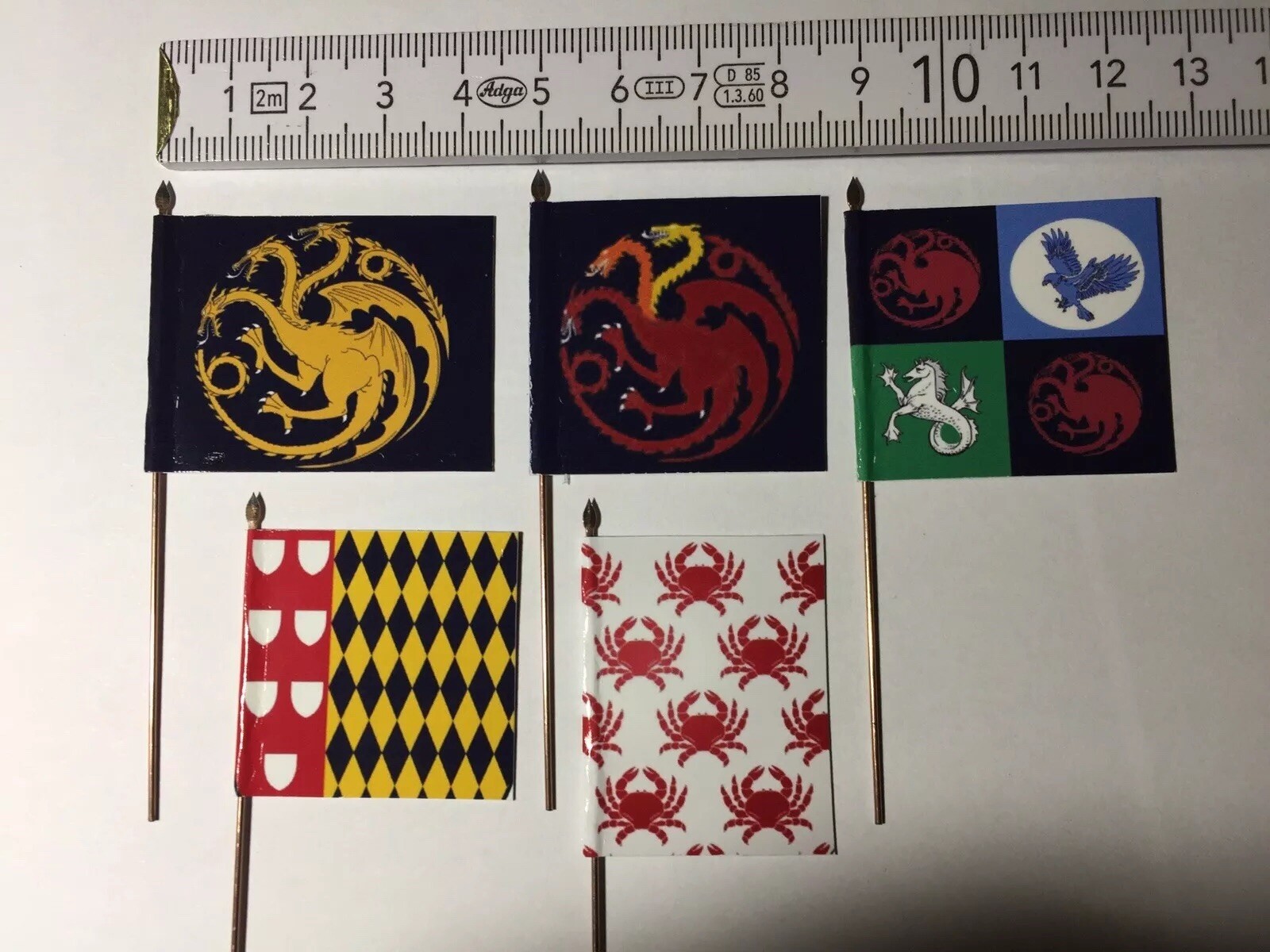25mm 28mm Medieval GOT Game of Thrones Flags Banners Selection @£2.49 ...