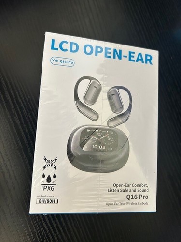 YYK Q16 Pro Open Ear Headphones IPX6 Bluetooth Wireless Earbuds 8 Hour ...