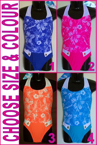 GIRLS TOGS - Sz 4 6 or 8 - SWIMWEAR Bathers GORGEOUS FLORAL BLING ...