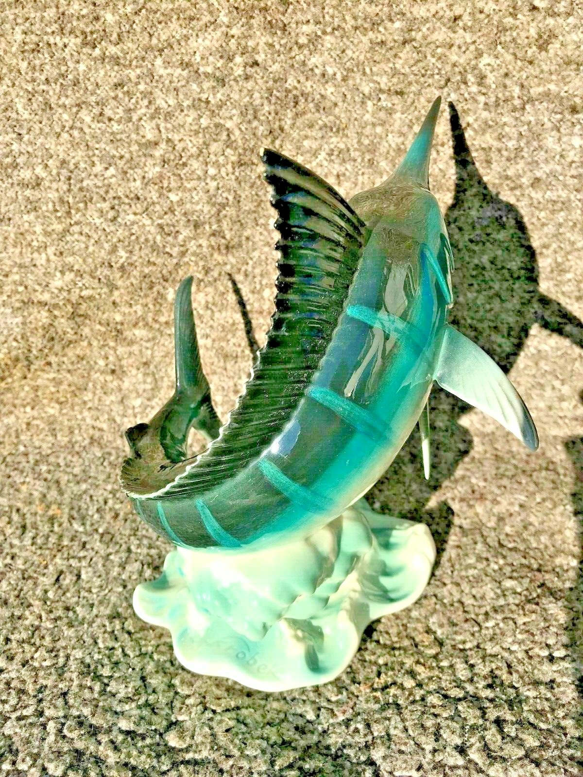 Goebel porcelain blue marlin fish West Germany Krobek no 36807 -21 | eBay