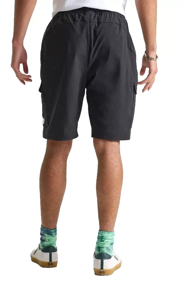 The North Face Trishul Mens Cargo Activewear Swim Shorts Black Grey S ...
