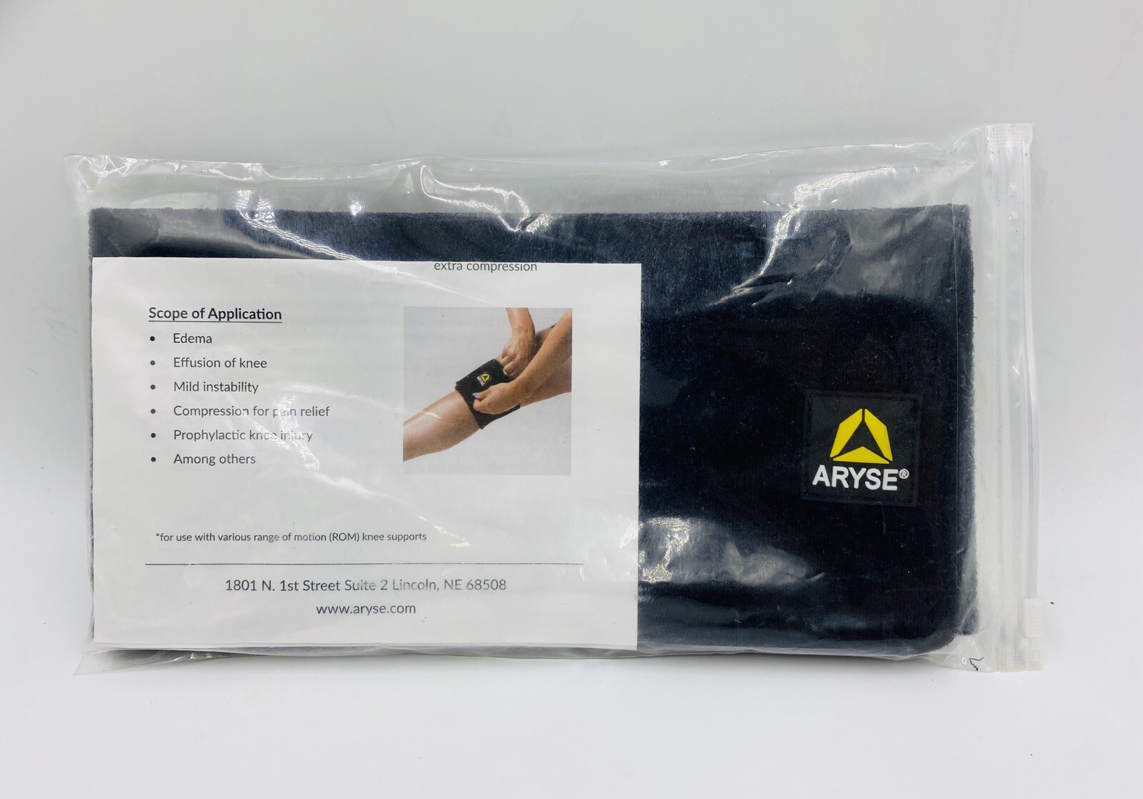 Universal Knee Wrap L2397 ARYSE AY-97 Medical Grade Compression For ...