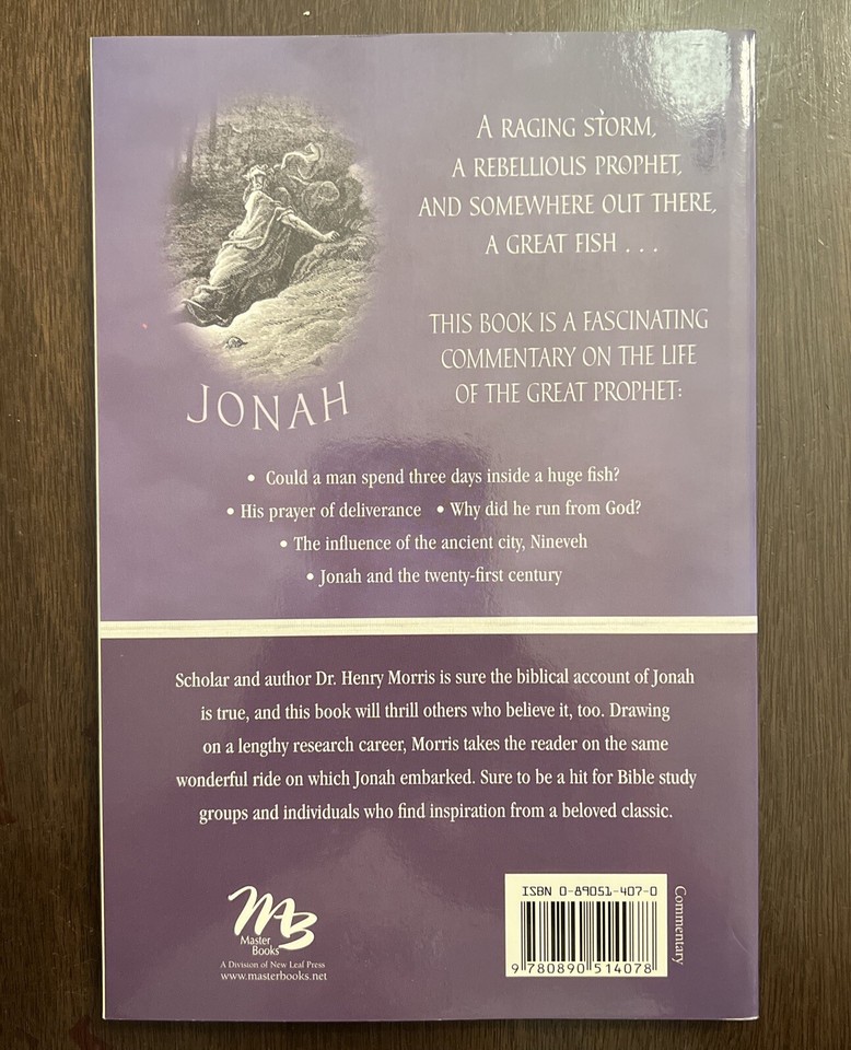 The Remarkable Journey of Jonah By Henry Morris - New Paperback FAST SHIPPING 9780890514078 | eBay
