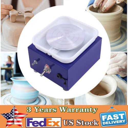 Mini Pottery Making Machine Wheel Ceramic Making Kit Clay Work Art ...