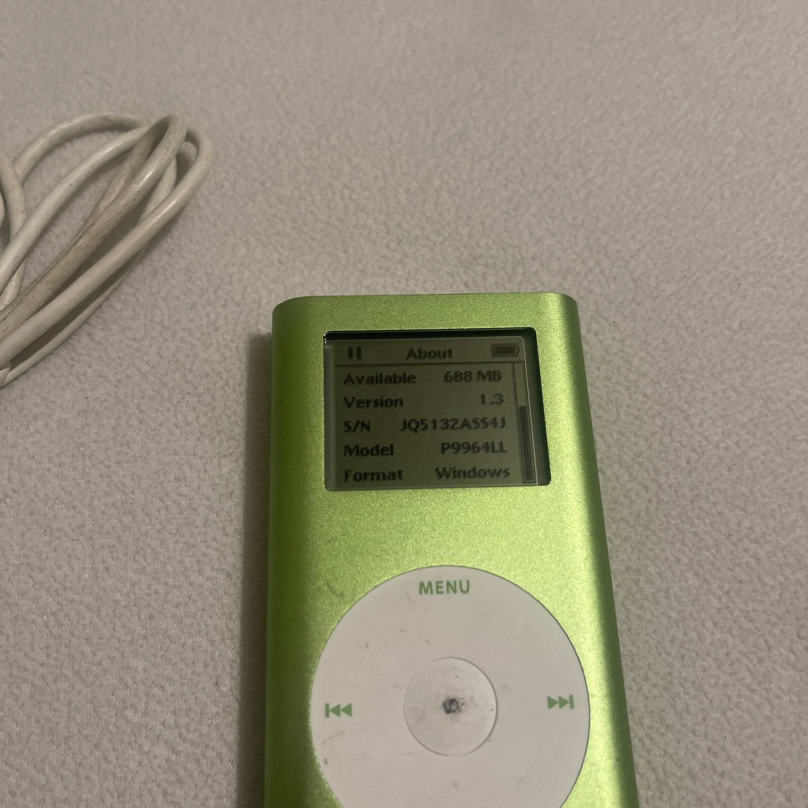 Apple iPod mini 2nd Generation Green (4 GB) TESTED WORKS 718908091623 ...