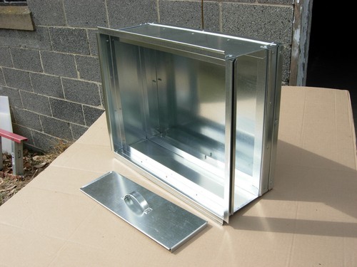 HVAC.Return air filter rack plenum 16 x 25 x 8",fit filter 16"x25"x4 ...