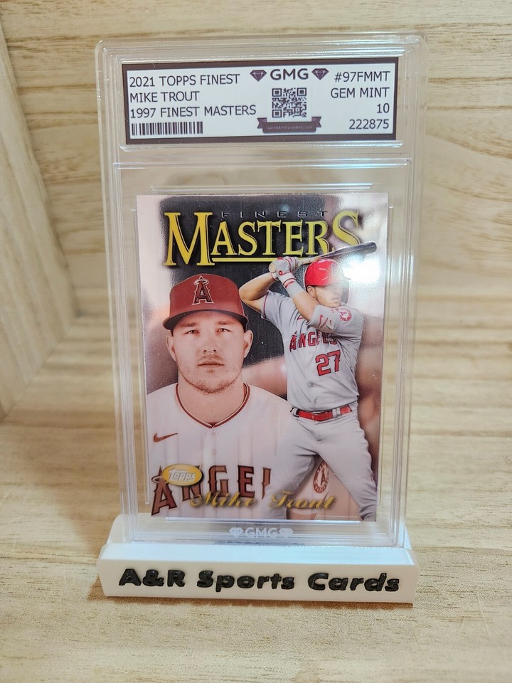 7 -Lot of Professionally Graded baseball Cards- Trout, Dominguez, Ruth ...