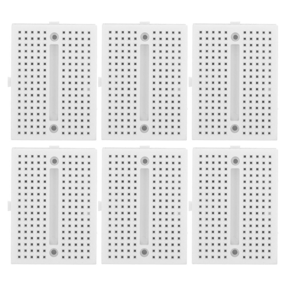 6pcs Small Breadboard Replacement Solderless Breadboard Mini Breadboard ...