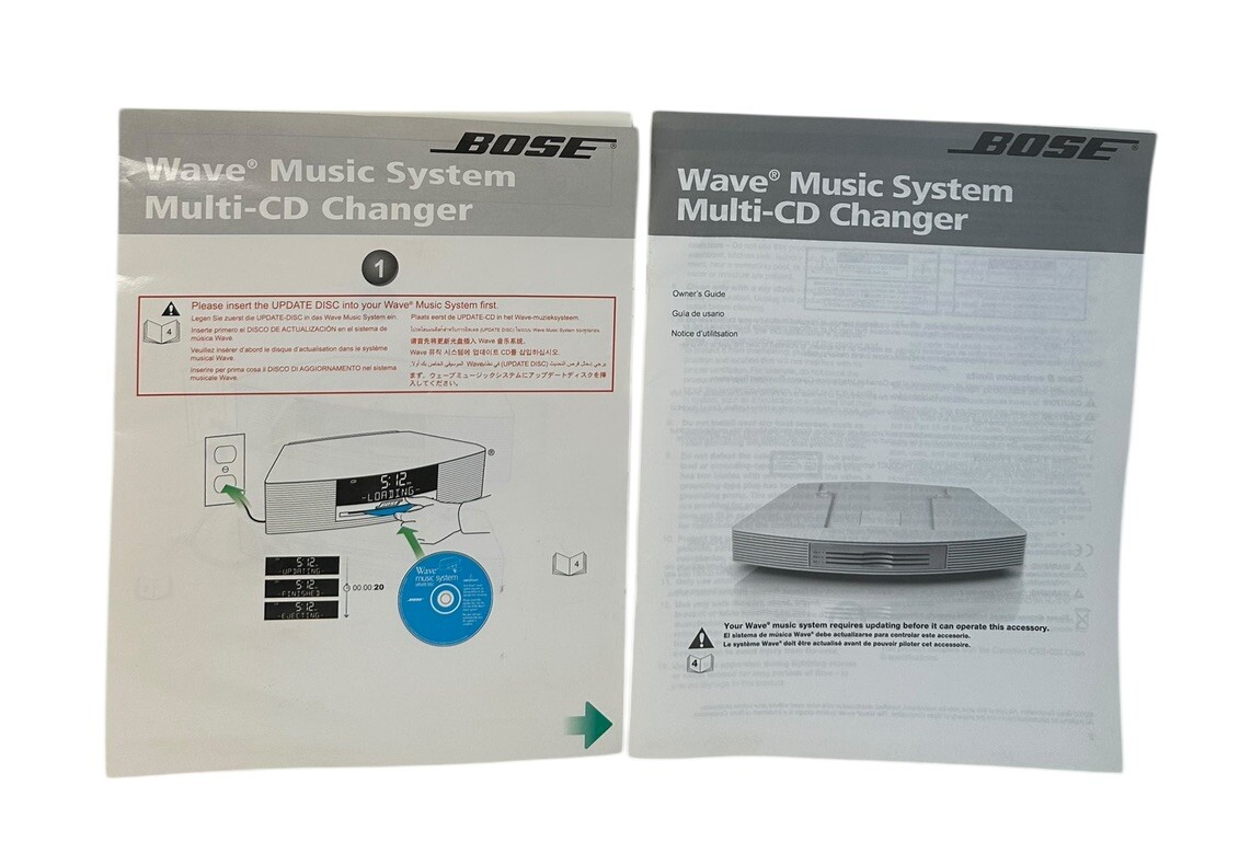 Bose Sound Wave Radio Music System Multi Disc CD Player Changer Alarm ...