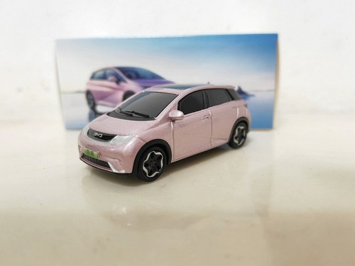 1/64 Scale BYD Dolphin Pink Diecast Car Model Toy Collection Gift NEW ...