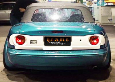 Mazda Miata / MX5 Number Plate Panel GV Style, Light Conversion v9 ...