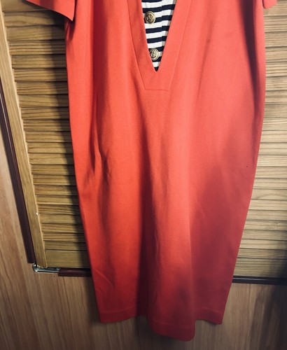 Vintage 80's Linea Moda Dress Nautical Red White Blue Women’s Size 14 ...
