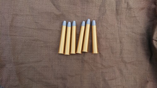 6x 3D Printed Replica historical Bullets shells Cosplay Prop 32-40 ...