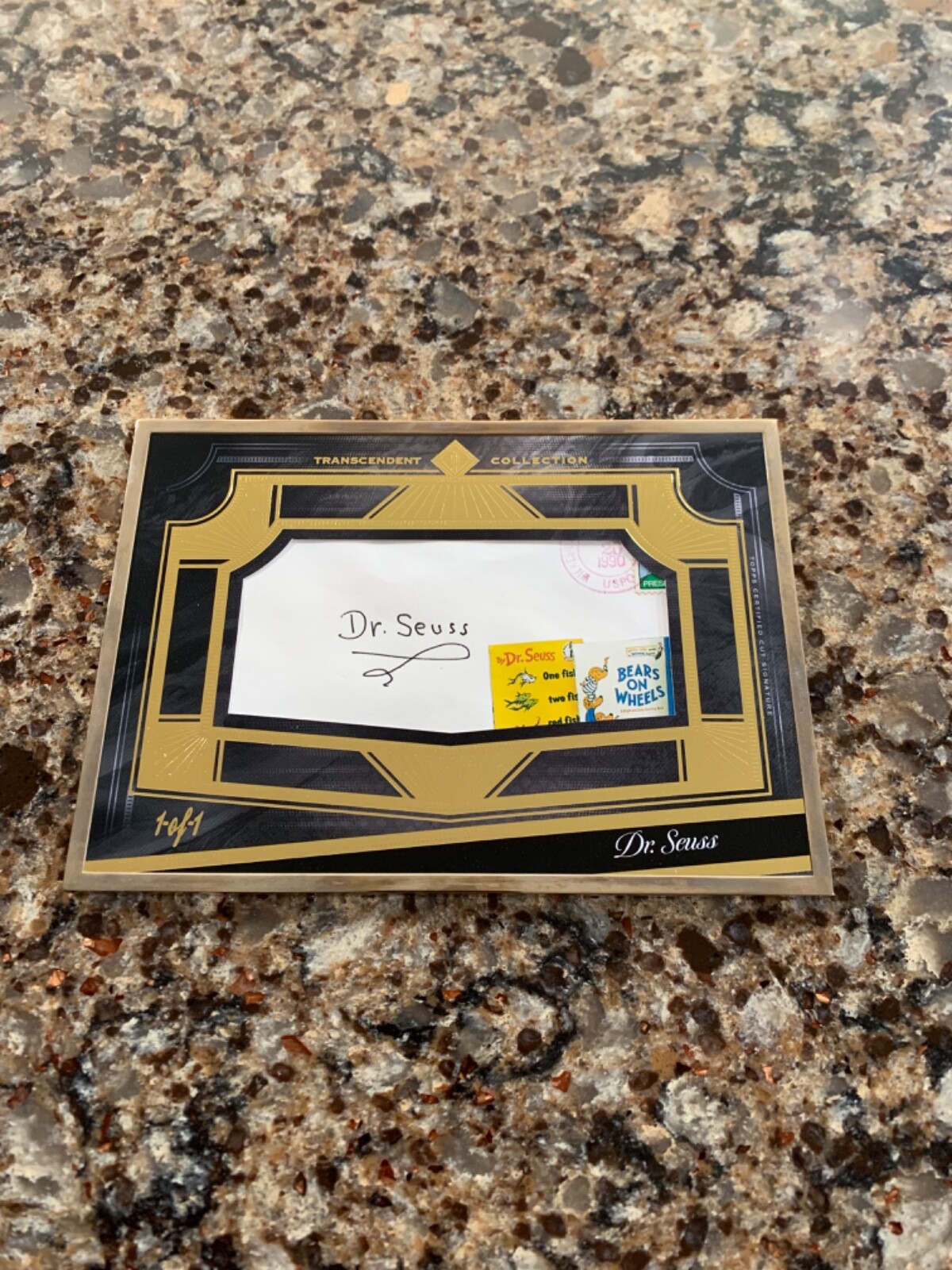 2021 Topps Transcendent Dr. Seuss Signed Cut AUTO Autograph 1/1 True 1 ...