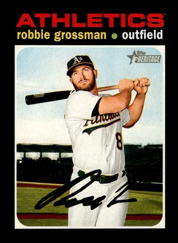 2020 Topps Heritage Robbie Grossman #633 Oakland Athletics | eBay