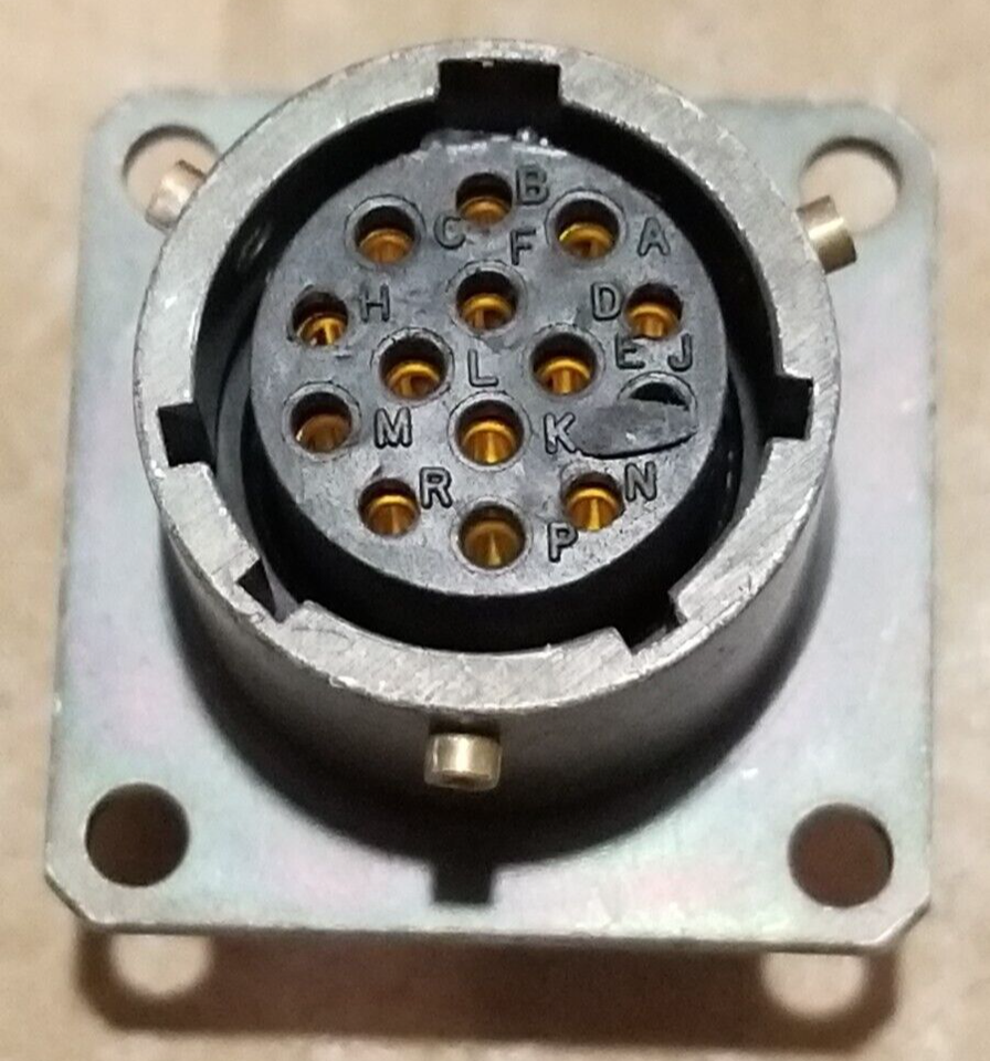 5x - Amphenol PTB-12-14PS Metal Circular Connector - 14Pin | eBay