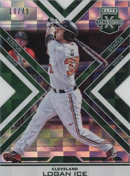 2016 Panini Elite Extra Edition - Status Emerald Die-Cut #72 Logan Ice ...