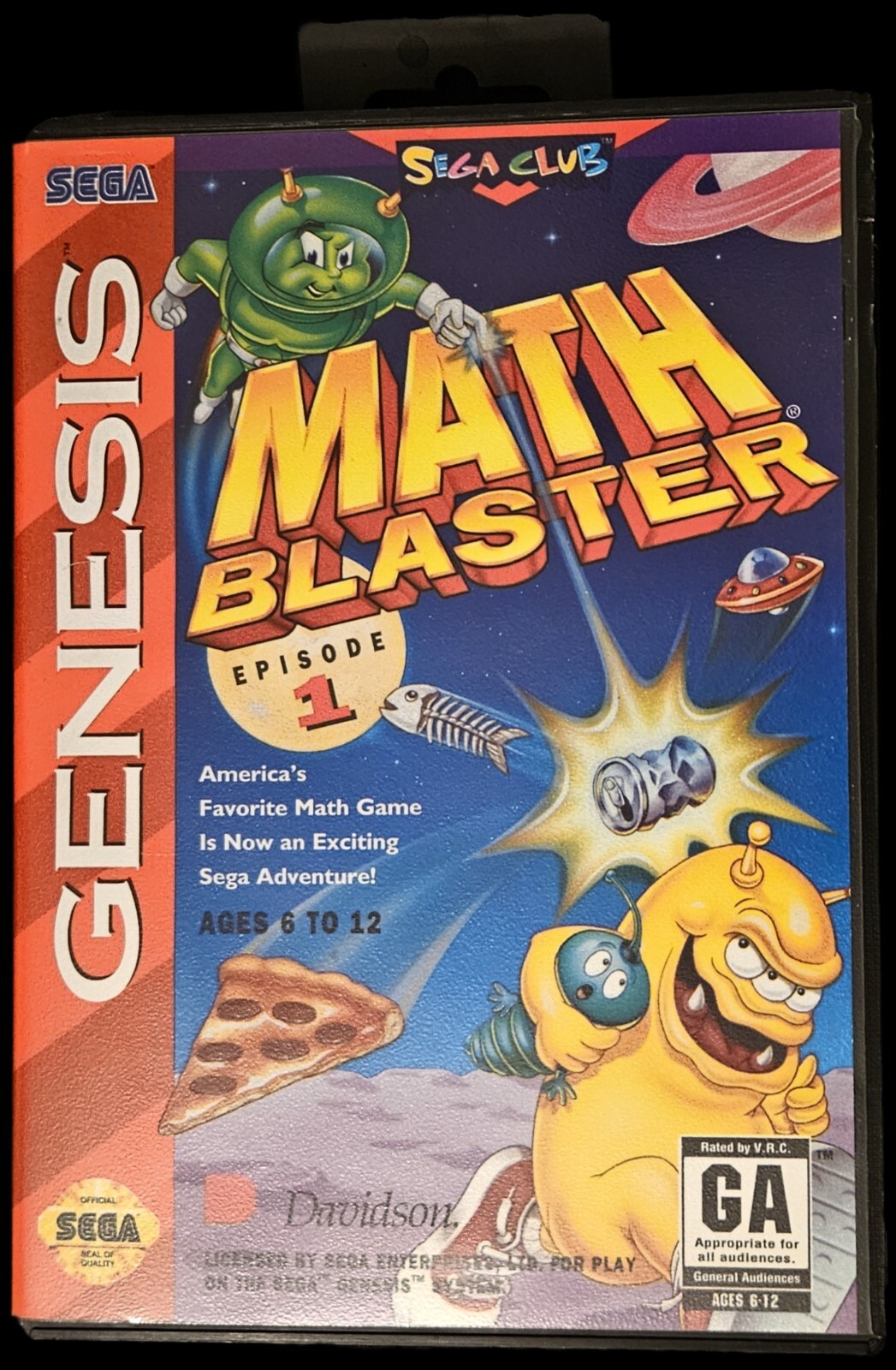 Math Blaster: Episode 1 (Sega Genesis, 1994) CIB 51581323002| eBay