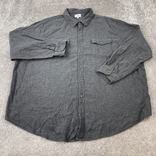 Sonoma Button-Up Shirt Men's Size 4XB Black Long Sleeve Collared Cotton ...