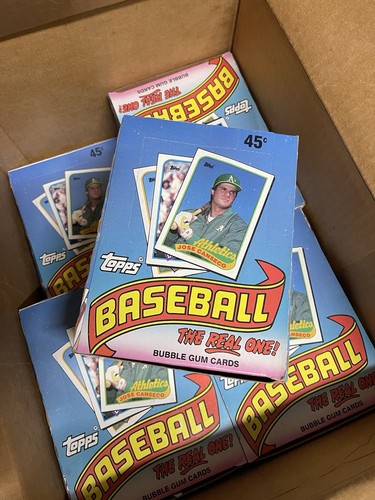 1989 Topps Baseball New Factory Sealed Unopened Wax Box | eBay