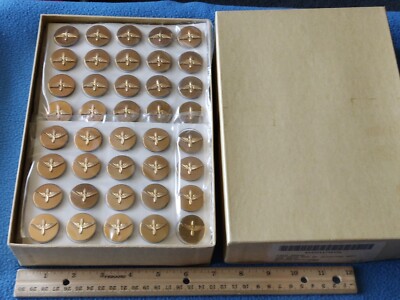 BOX OF 200 - US ARMY AVIATION COLLAR DISK PINS - NEW 2/85 | eBay