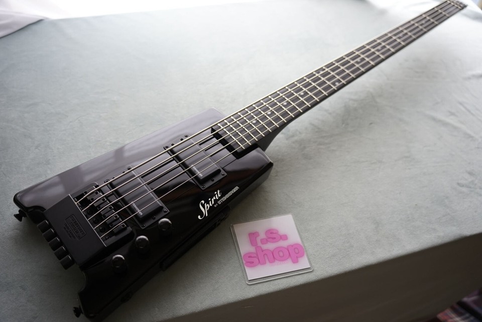 STEINBERGER Spirit XT-25 5-Strings Bass Black Headless Electric Bass ...