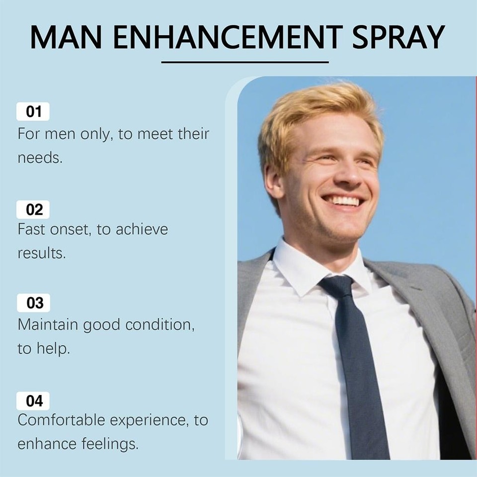 Men's Care Spray Fenugreek Oryza Sativa L- Arginine, Man Enhancement ...