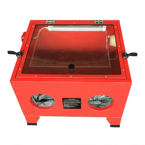 25 Gallon Bench Top Air Sandblasting Cabinet Sandblaster Blast Large ...