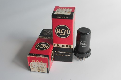 Pair of RCA electron tube 6SK7 radio bulbs (63909) | eBay