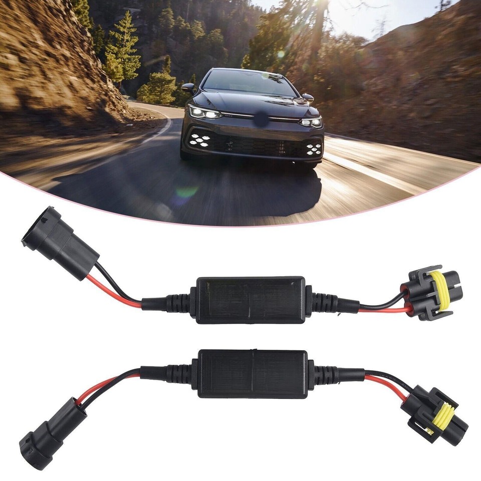 H9 H11 LED Headlight Canbus Error Free Anti Flicker Resistor Waterproof ...