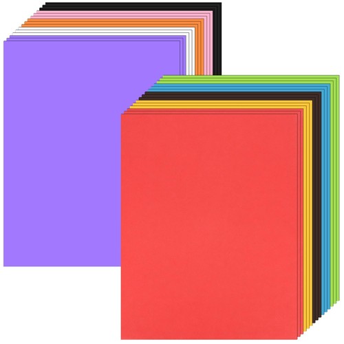 30 Pack Colored Poster Boards 11x14 Inch, Bulk Thick Posterboard Paper ...