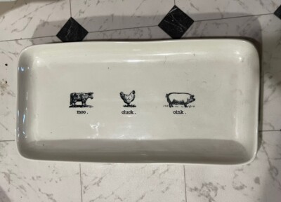 Magenta Exclusive Rae Dunn Farmline Farm Animals Rectangle Serving ...