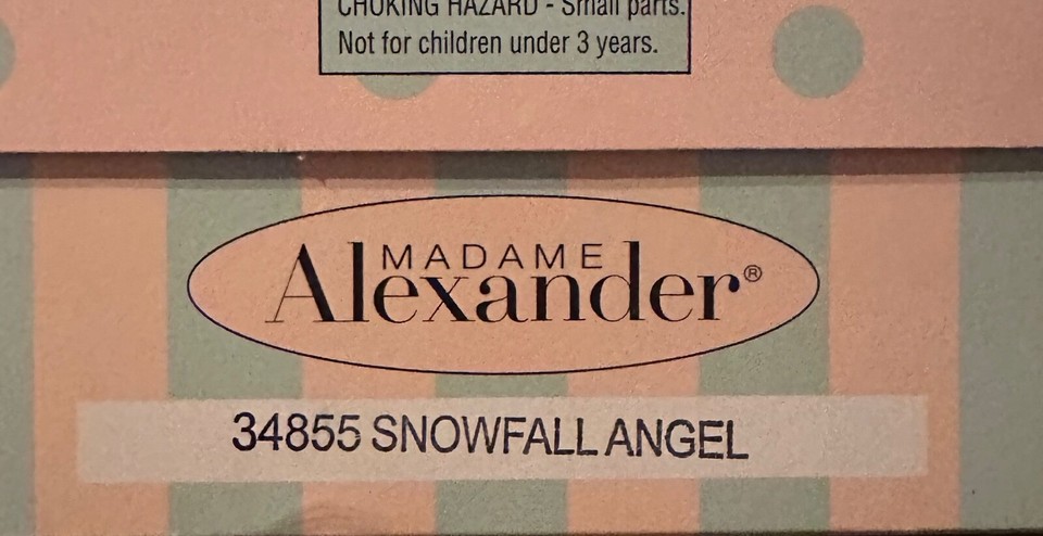 Madame Alexander Doll #34855 Snowfall Angel | eBay