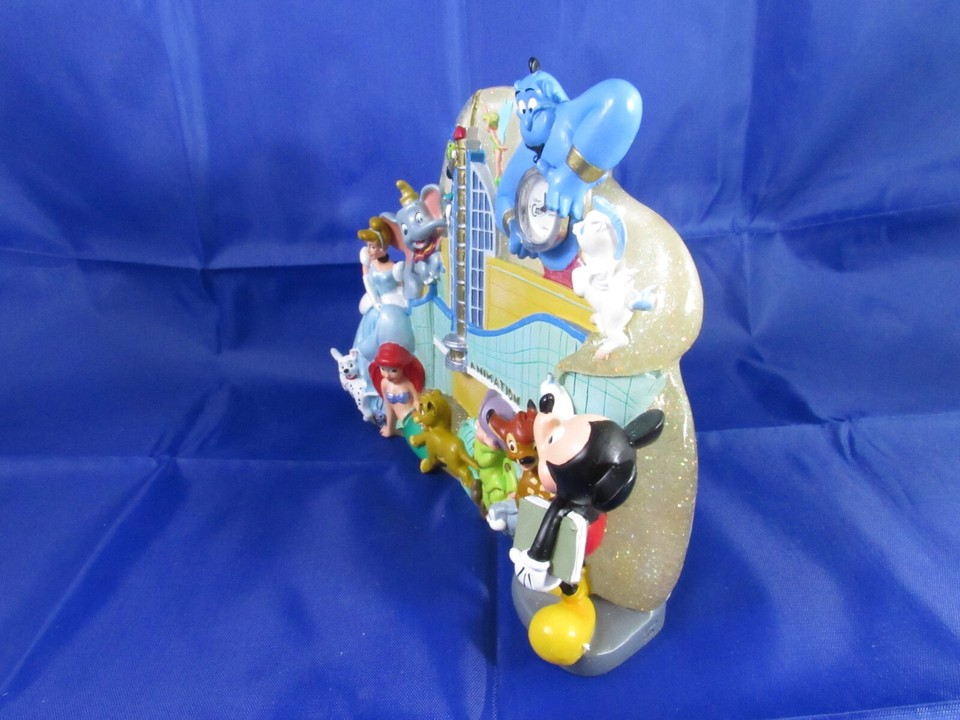 DISNEY CALIFORNIA ADVENTURE ANIMATION MURAL CLOCK MICKEY GENIE ARIEL ...