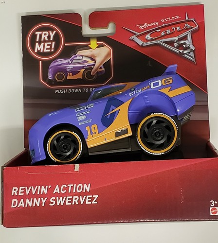 Disney Pixar CARS 3 Revvin' Action ~ DANNY SWERVEZ ~ Oversized Race Car ...