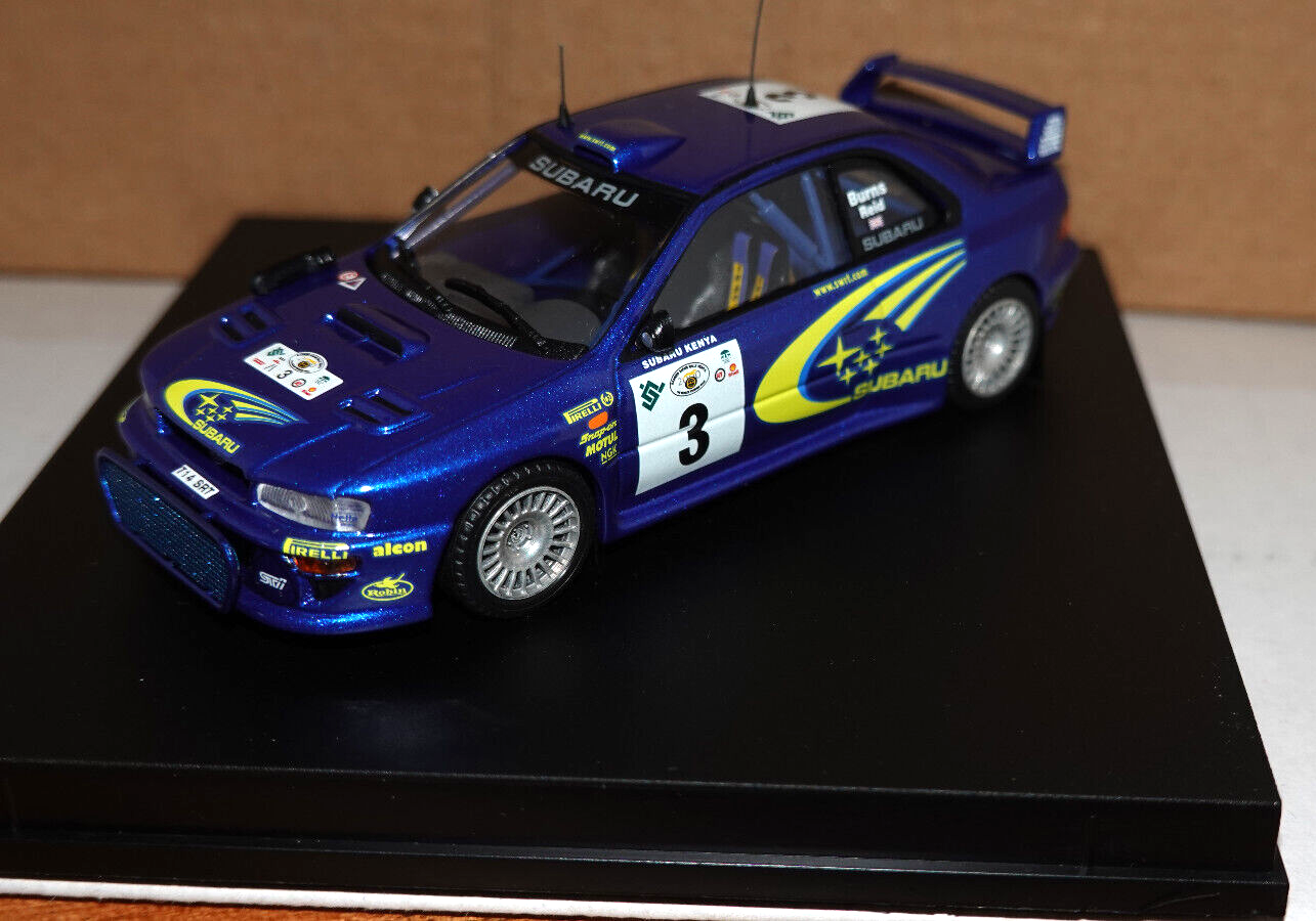 1/43 TROFEU SUBARU IMPREZA WRC 1st SAFARI RALLY 2000 #3 BURNS REID ...