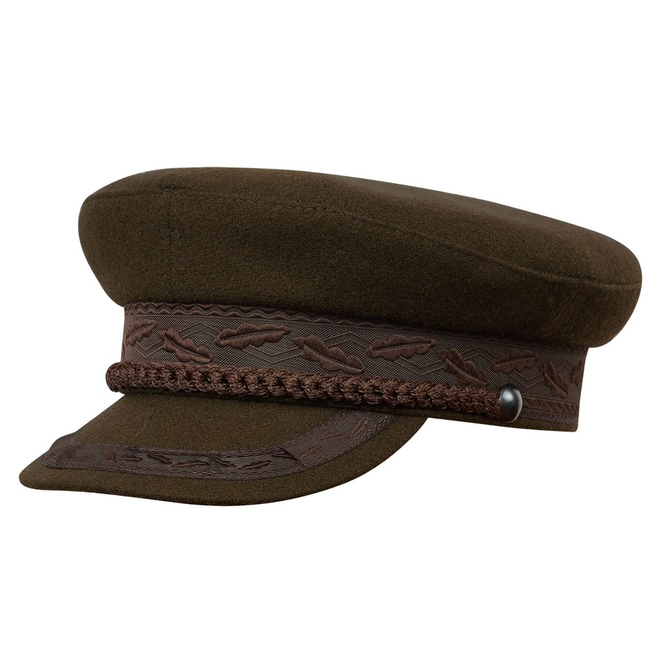 Sterkowski KASHUBIA MODEL 1 Wool Officer's Peaked Cap Fisherman ...