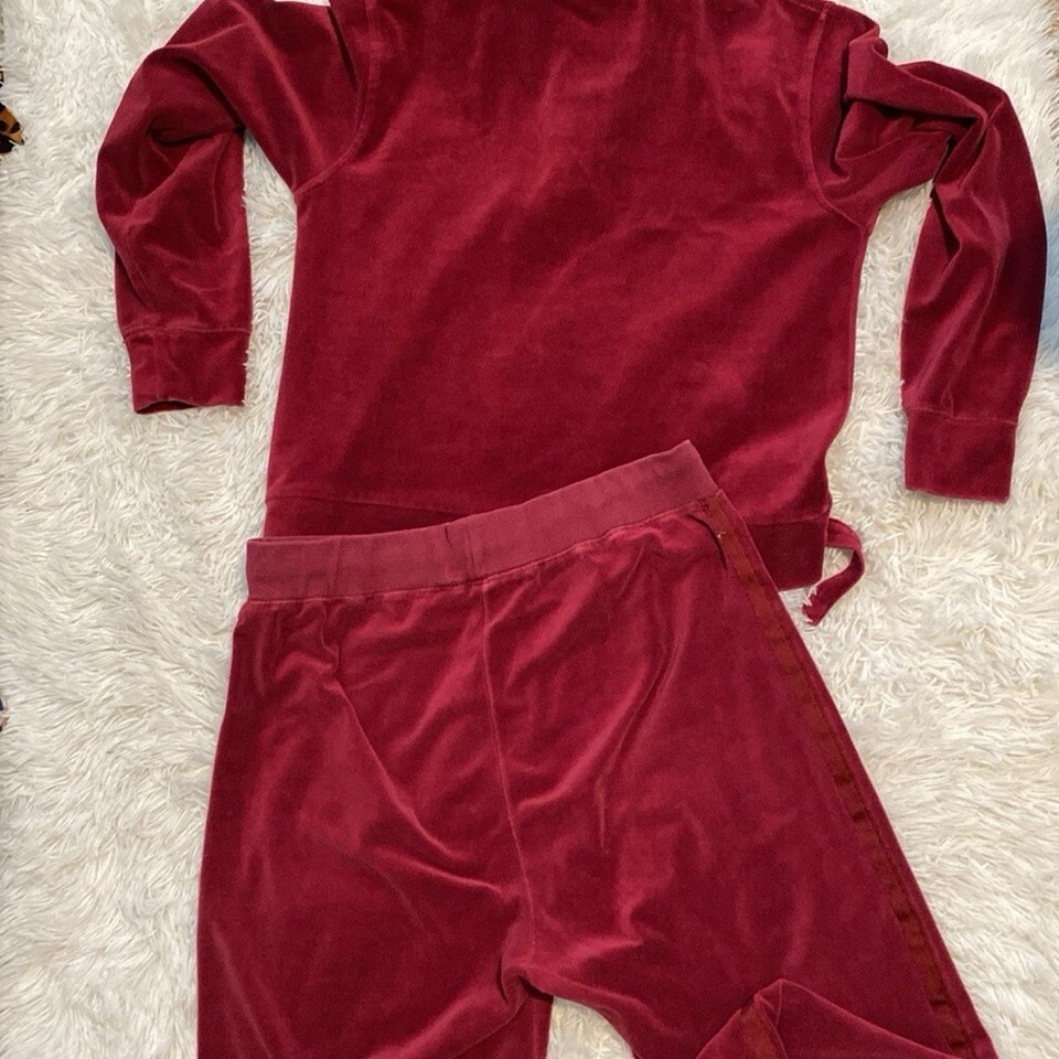 Baby Phat vintage Y2K maroon velour set | eBay
