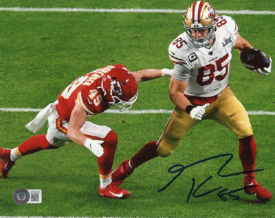 GEORGE KITTLE SIGNED AUTOGRAPHED 8x10 PHOTO SAN FRANCISCO 49ERS STAR ...