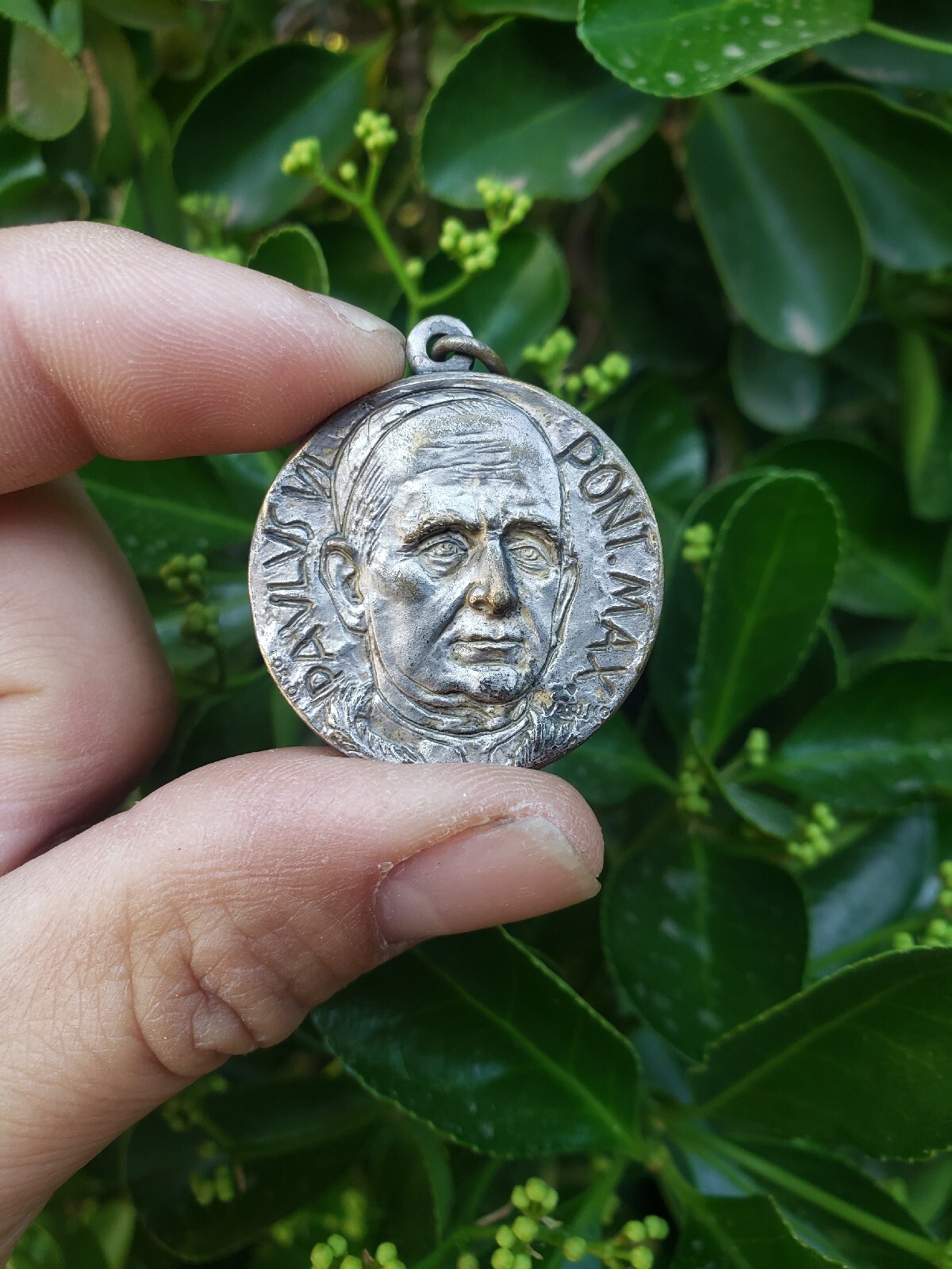 Unique Vintage Pope Paul VI, Vatican II, Sterling Silver Medallion ...