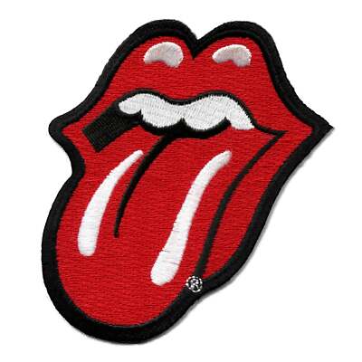 Rolling Stones Classic Patch Red Tongue Mick Jagger Embroidered Iron On | eBay