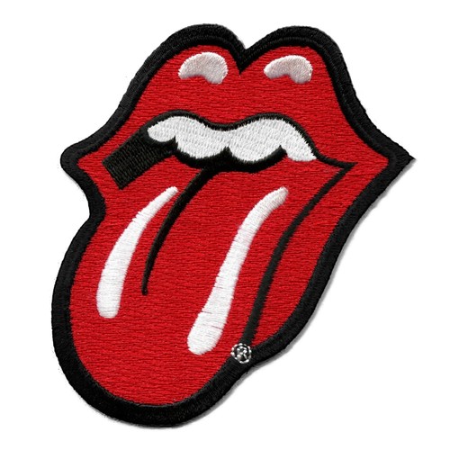 Rolling Stones Classic Patch Red Tongue Mick Jagger Embroidered Iron On ...