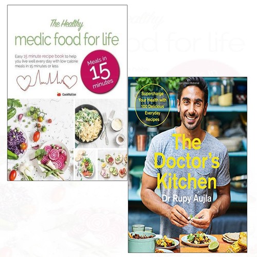 Doctor’s Kitchen Recipes Rupy Aujla Meals in 15 Minutes 2 Books ...