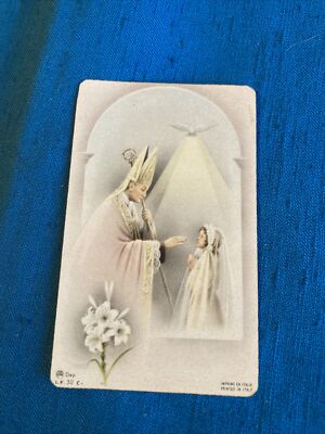 Vintage Pope Catholic Card Printed In Italy Rare | eBay